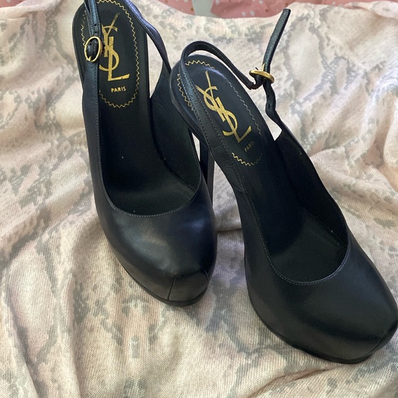 Yves Saint Laurent | Shoes | Ysl Authentic Heels Size 35 Size 6 Comes ...